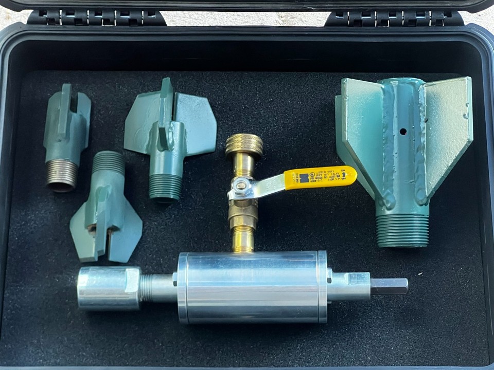 Horizontal Earth Boring Tool - NEW - 1", 2", 3" & 5" Bits W/ CASE | eBay