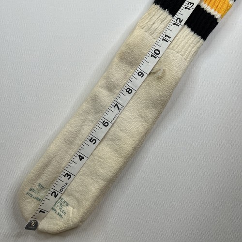 VTG 80s Tube Socks 9-11 Gold Black 18" Striped Acrylic 90s Basketball USA NOS | eBay