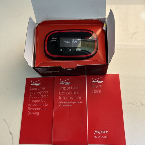 4G LTE Verizon Jetpack Mobile Hotspot MiFi 5510L Lithium Ion Battery W ...