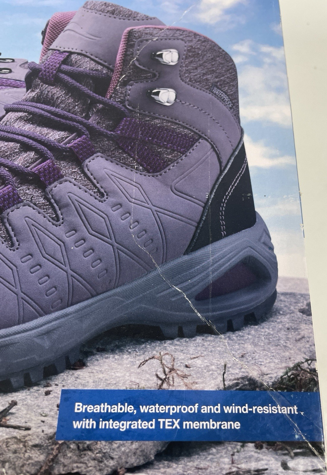 Crivit Womens Walking Hiking Boots Waterproof Breathable UK7 Boxed VGC ...