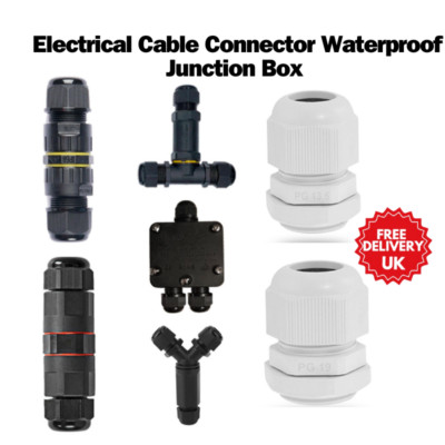 IP68 Waterproof Junction Box Electrical Wire Waterproof Cable Connector ...