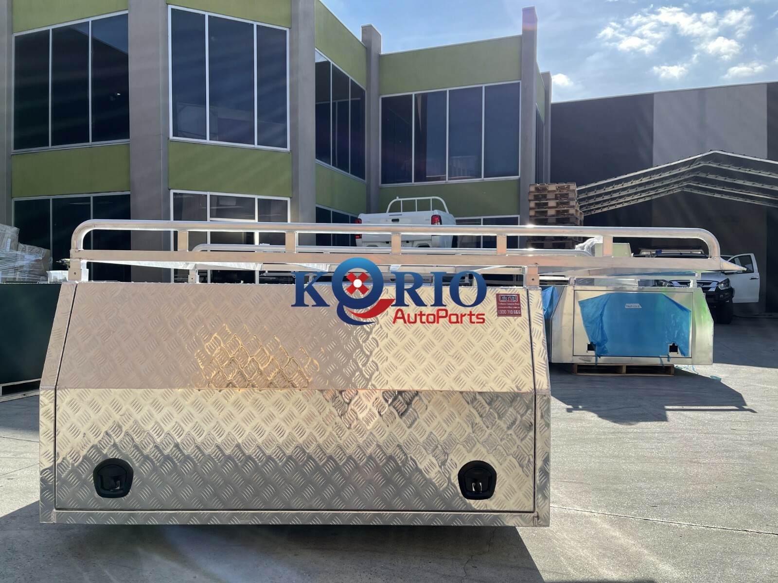 1780 W x 1800 L x 850 H Aluminium Canopy Toolbox Ute Tool Box & 2.5m ...