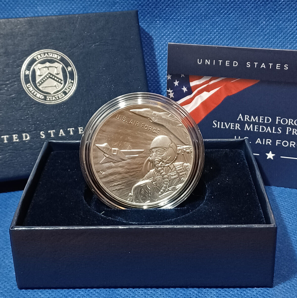 (ND) 2022 U.S. AIR FORCE United States Armed Forces Silver Medal ...