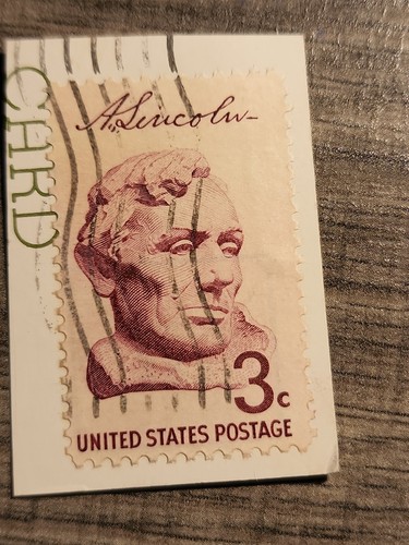 US 1958 3c President Abraham Lincoln Postage Stamp Used - #5977 | eBay