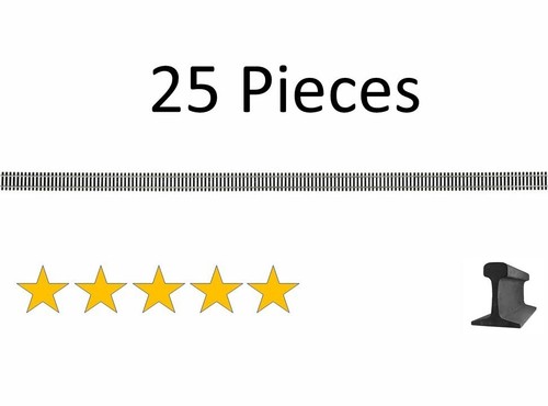 Atlas N Scale ~ New 2025 ~ Code 55 ~ 30″ Flex Track Brown Ties (25 Pcs ...