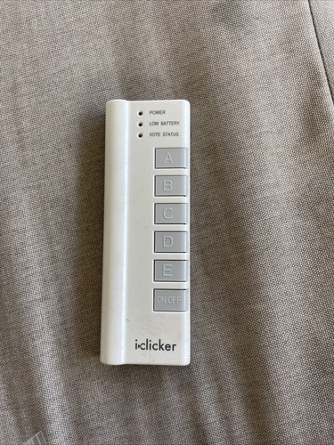 iClicker 1st Generation Student Response Classroom Remote Works Used ...