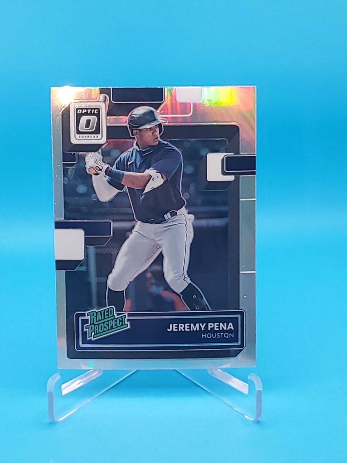 Jeremy Pena 2022 Donruss Optic Silver Holo Rated Prospect -Houston ...