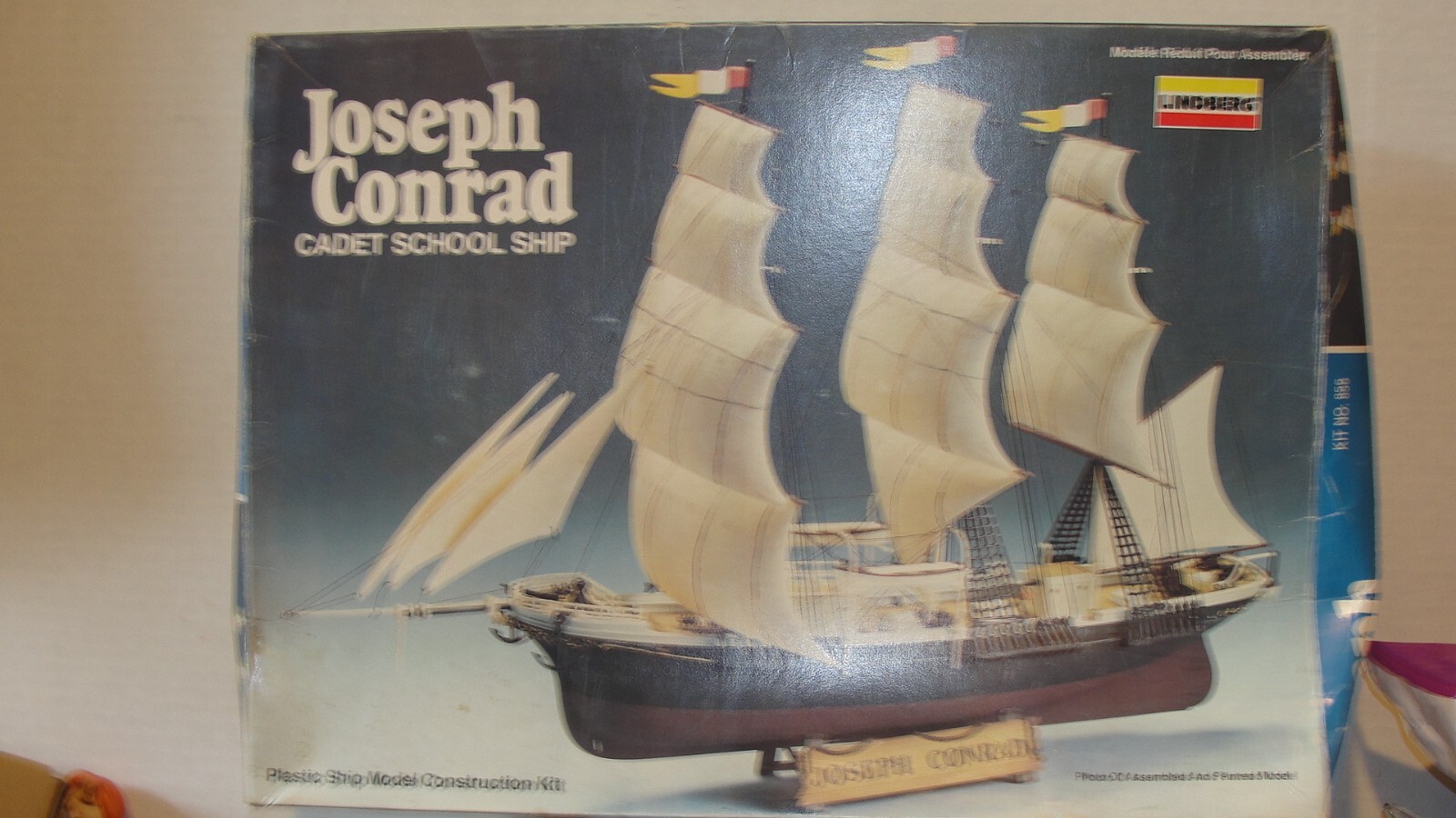 1986 LINDBERG 1/88 "JOSPH CONRAD" CADET SCHOOL SHIP MODEL KIT | eBay