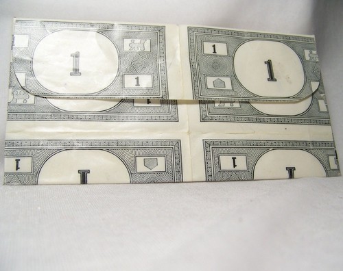 Vintage $1.00 Monopoly Money Wallet Crafted Billfold Board Game | eBay