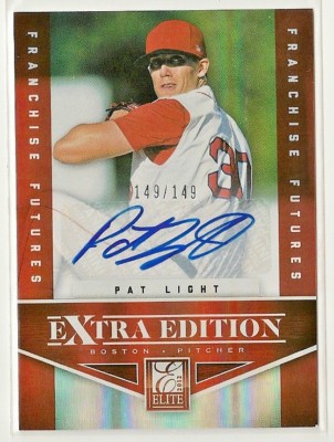 Pat Light 2012 Elite Extra EEE Franchise Futures RC Autograph Auto #'d ...