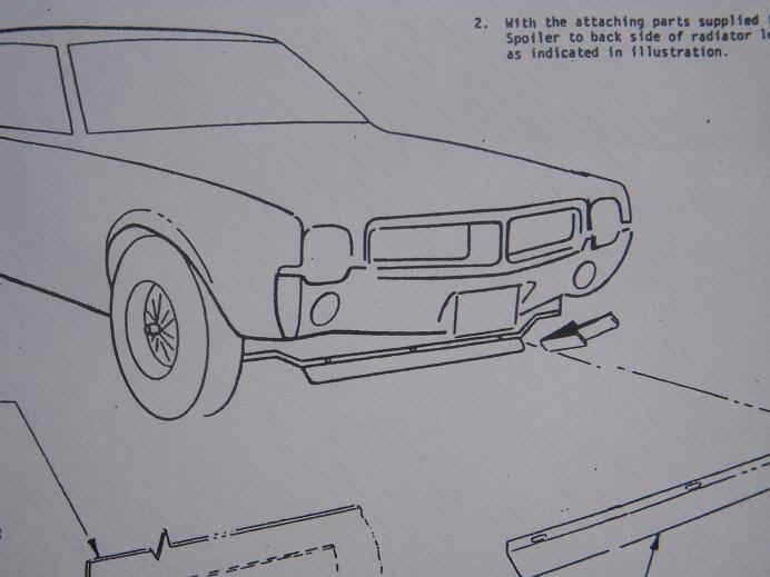 AMC AMX Javelin Group 15 new stainless front spoiler dealer SST Mark ...