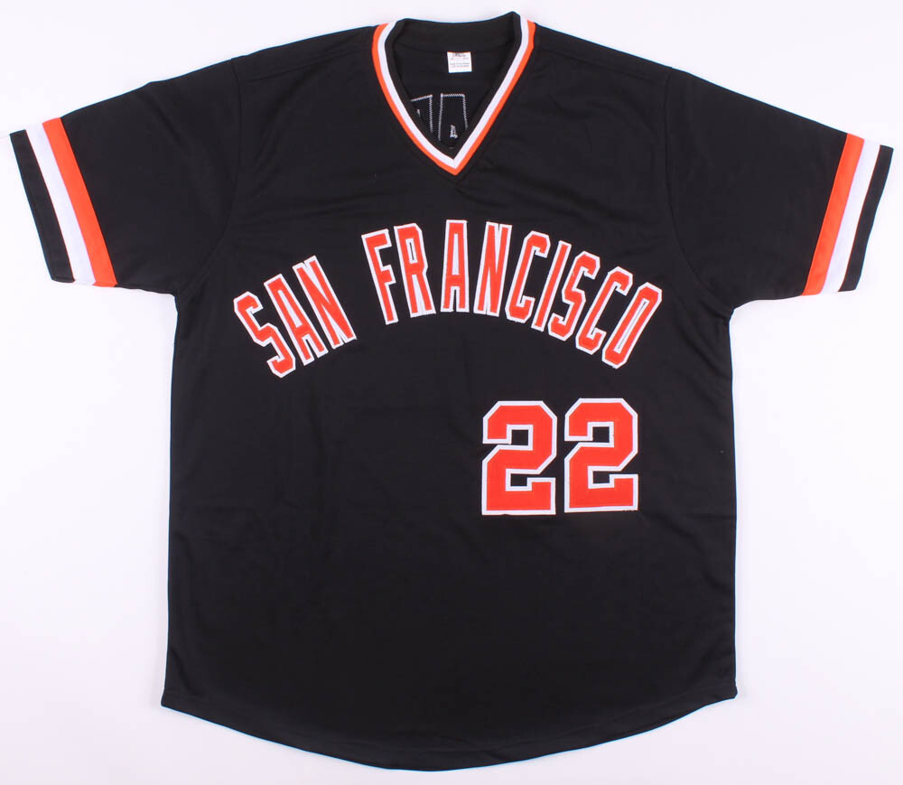 Jack Clark Signed San Francisco Giants Black Jersey Inscribed "Ripper ...