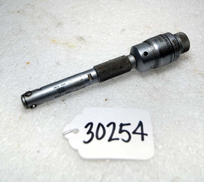 Brown and Sharpe Intrimik .500 - .600 Inch Inside Micrometer (Inv.30251 ...