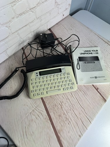 Ultratec UNIPHONE 1150 Text Phone for Deaf and Hard of Hearing Manual ...