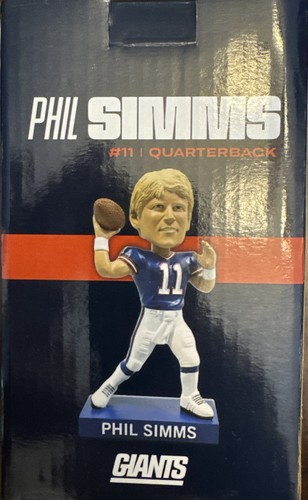 NY Giants Phil Simms Bobblehead 11/2/25 SGA New York HOF Official NFL ...
