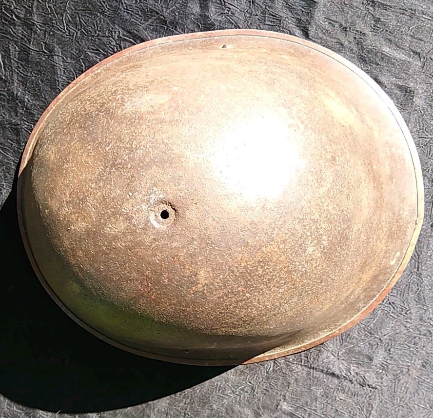 British Canadian MK3 TURTLE SHELL HELMET WWII WW2 D-Day antique Vtg ...