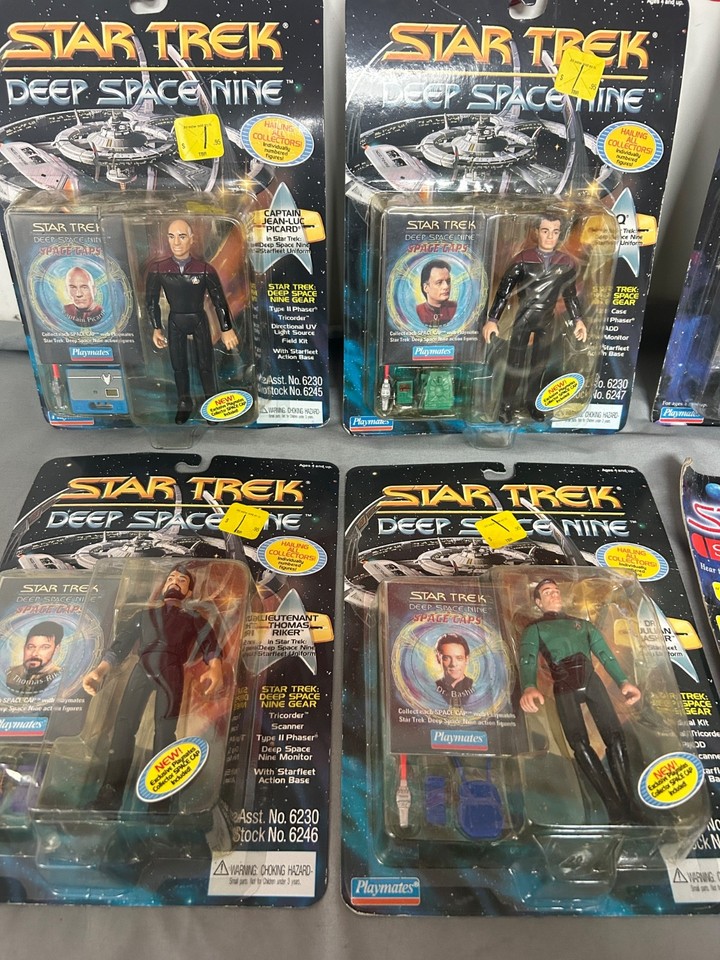Star Trek Action Figure Lot of 8 Sealed In Original Packaging with 2 ...