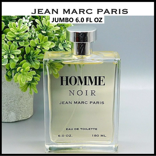 Large 6oz Jean Marc Paris Homme Noir EDT Spray Cologne New Without Box ...