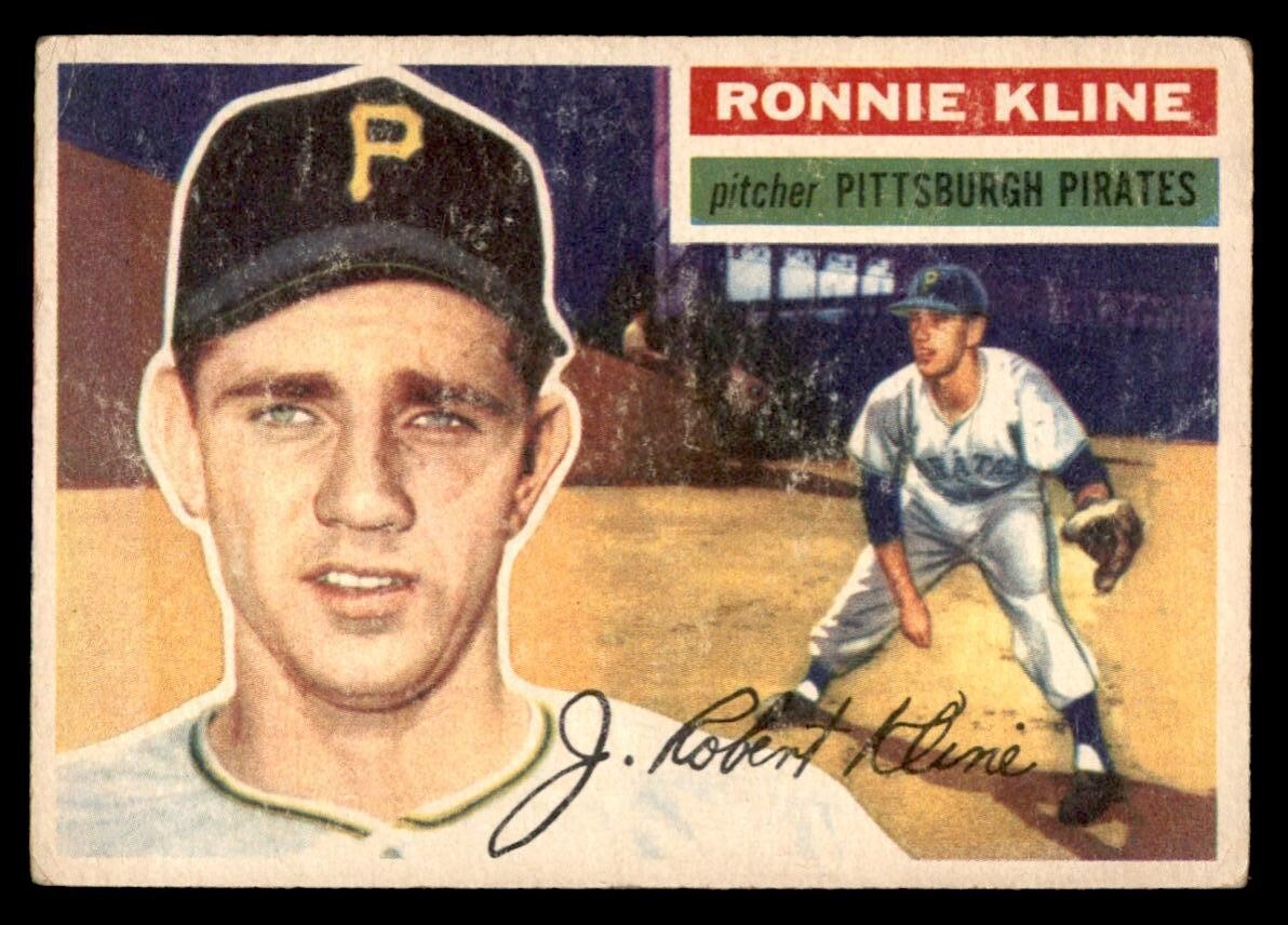 1956 Topps Baseball #94 Ronnie Kline VG *h2 | eBay