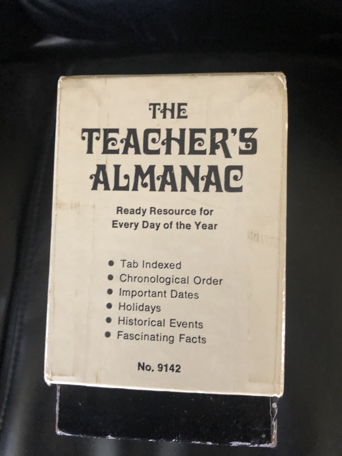 "The Teacher's Almanac," Ready Resource for Every Day of the Year | eBay