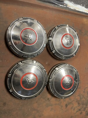 VINTAGE 1969-74 DODGE REDLINE MOPAR DOG DISH HUBCAPS WHEEL COVERS ...