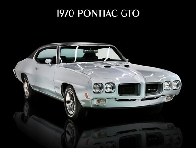 1970 Pontiac GTO NEW METAL SIGN: Original Look in w/ Black Vinyl Top | eBay