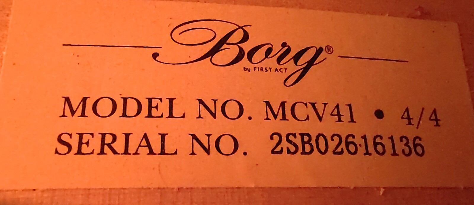 Borg 4/4 Violin, Beautiful Maroon Finish, Premium Case, Bow & Rosin | eBay