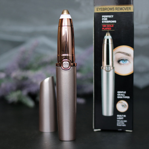 Mini Electric Epilator USB Eyebrow Trimmer Face Brows Hair Remover ...