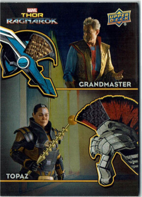Thor Ragnarok 2017 Marvel DUAL Costume Memorabilia AD-6 Grandmaster ...