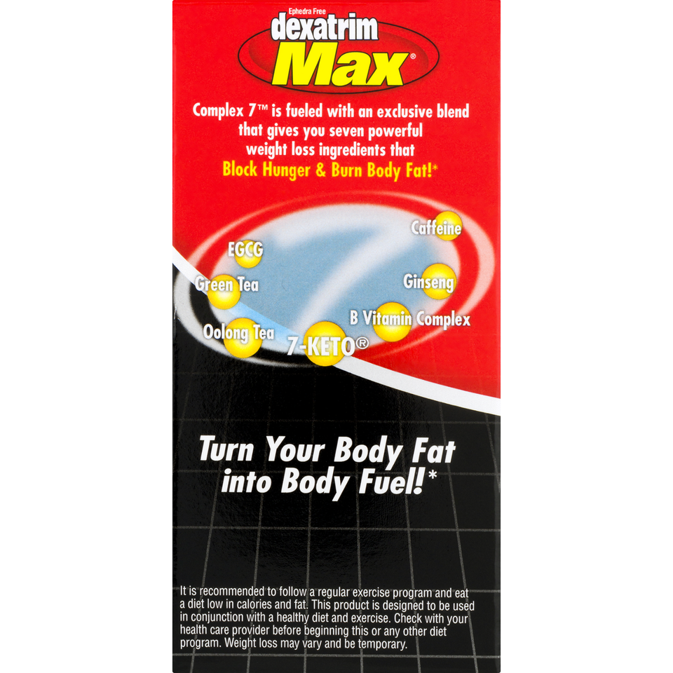 Dexatrim Max Complex 7 Dietary Supplement, 60 Capsules 878114012116| eBay