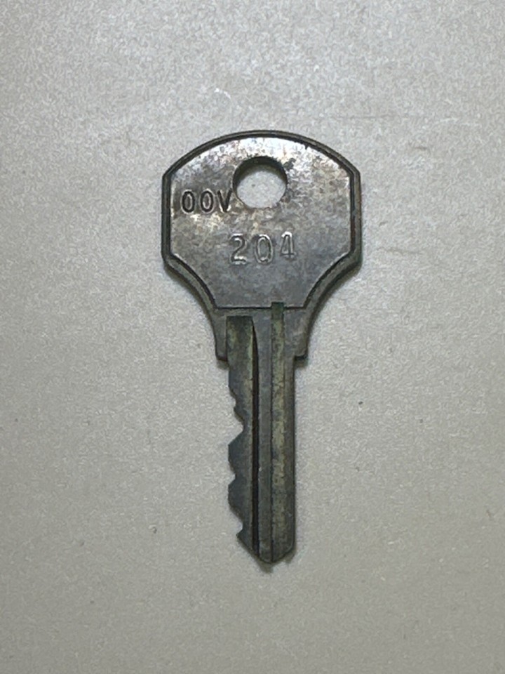 Vintage Factory FORT LOCK Key #204 | eBay