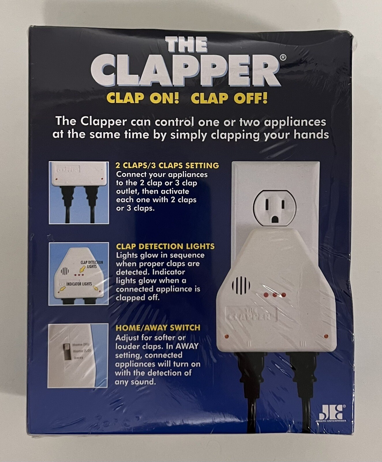 The Clapper The Original Home Automation Sound Activated Clap On/Off ...