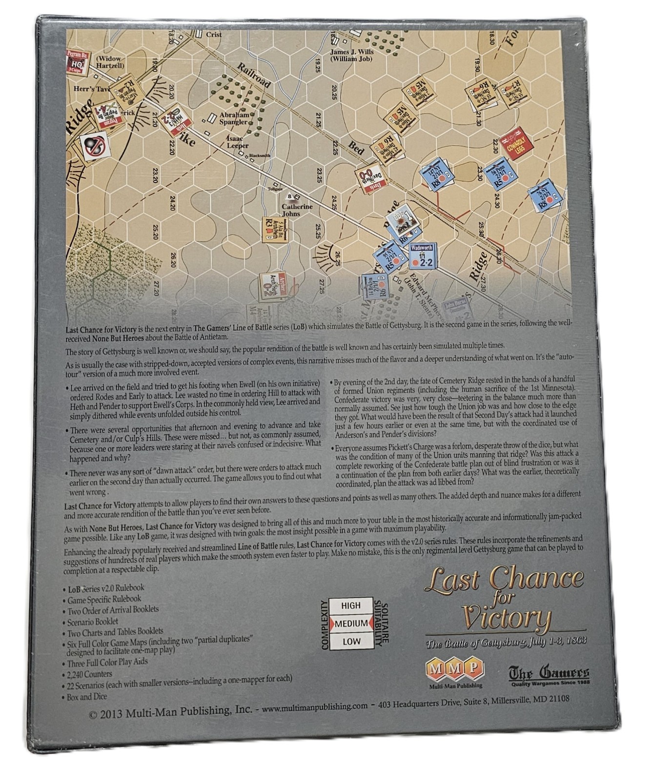 MMP Line of Battle Last Chance for Victory: Battle of Gettysburg | eBay