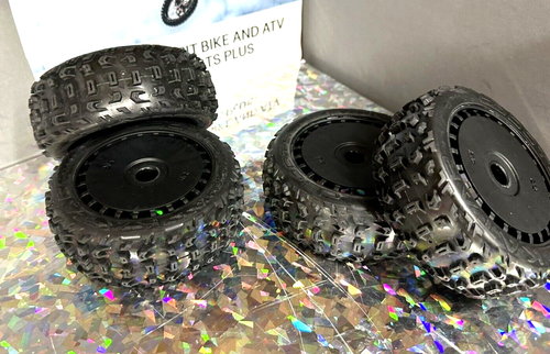 Arrma 6s 3s Typhon Buggy Dboots Katar Tires & 17mm Black Aero Wheels ...