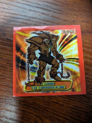 1996 TOPPS Yu-Gi-Oh! Sticker Collection Exodia the Forbidden One #14 of ...