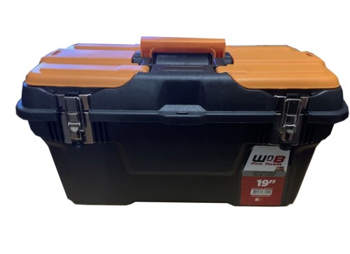 WNB Pro Series 19” Inch Tool Box With inner Tray 2 Organiser Lid 48cm ...