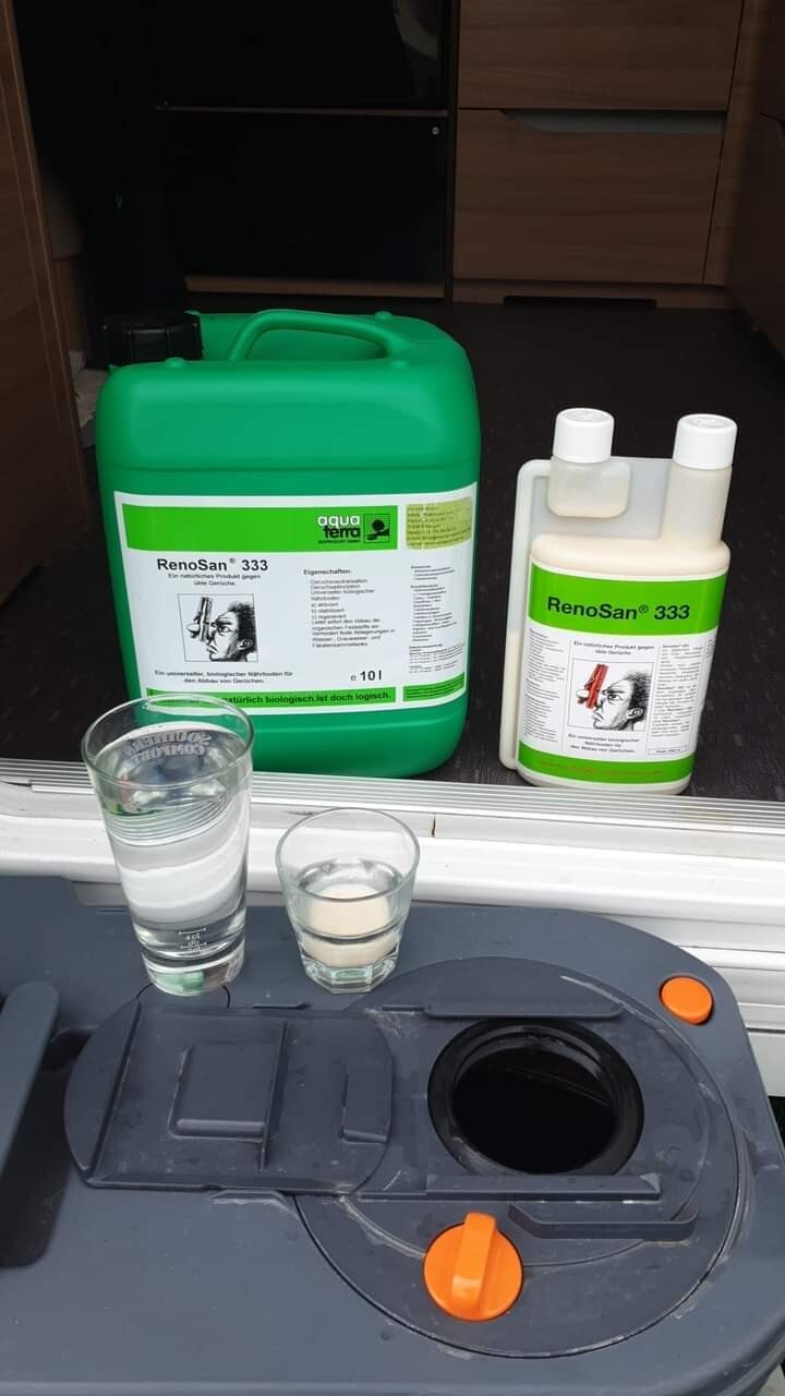 RenoSan333® 3 x 1 L.-Fl., die biologische Alternative zu Aqua Chem Blue ...