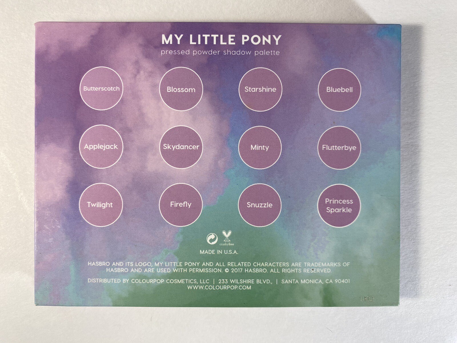 NEW ColourPop x My Little Pony Pressed Powder Shadow Palette Makeup MLP ...