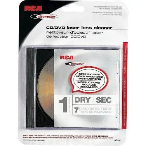 NOS RCA Discwasher CD DVD Cleaning Kit Laser Lens Cleaner, Screen ...