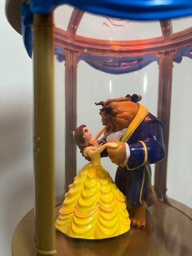 Tokyo Disney Resort Beauty and the Beast Glowing Lantern Music Box Toy ...