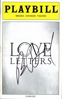 BRIAN DENNEHY Autographed Playbill - Love Letters | eBay