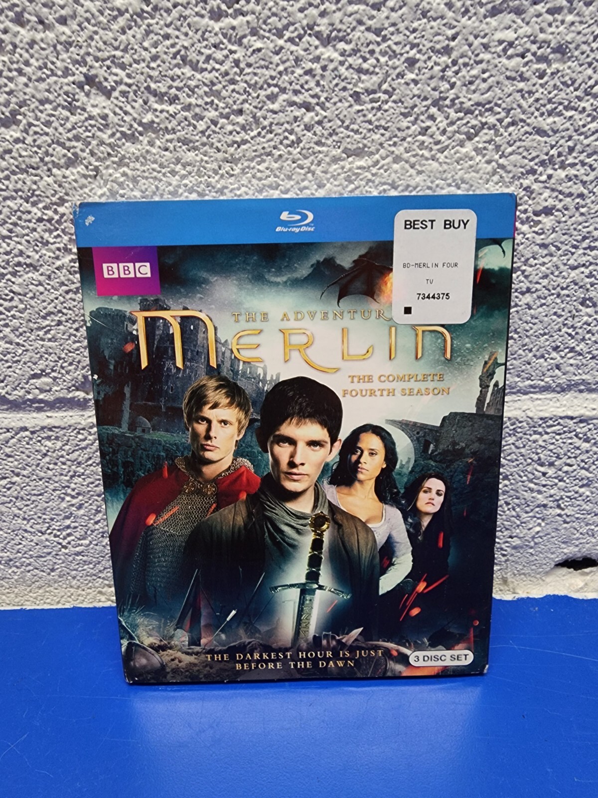 Merlin: The Complete Fourth Season (Blu-ray Disc, 2013, 3-Disc Set) for ...