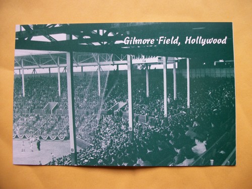 Gilmore Field Hollywood Postcard 1988 Vic Pallos reproduction PCL Stars ...
