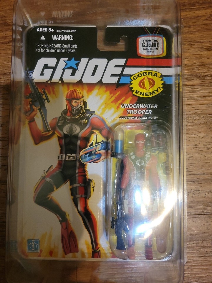 GI Joe Cobra Diver Underwater trooper 25th anniversary Action Figure ...