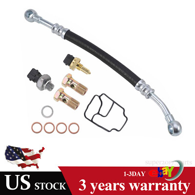 Engine Oil Filter Housing Gasket Set For BMW E46 E39 E85 325Ci X5 Z3 ...