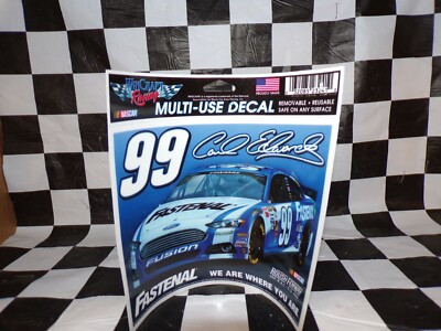 Carl Edwards #99 Fastenal Square Reusable DECAL STICKER NASCAR | eBay