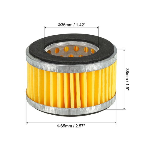 4 Pack Replacement Compressor Air Filter Element, Intake Paper Filter ...