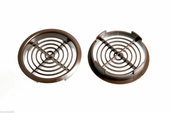 of 100 Brown Soffit Disc Push Fit Vents 100mm 4 Inch for sale online | eBay