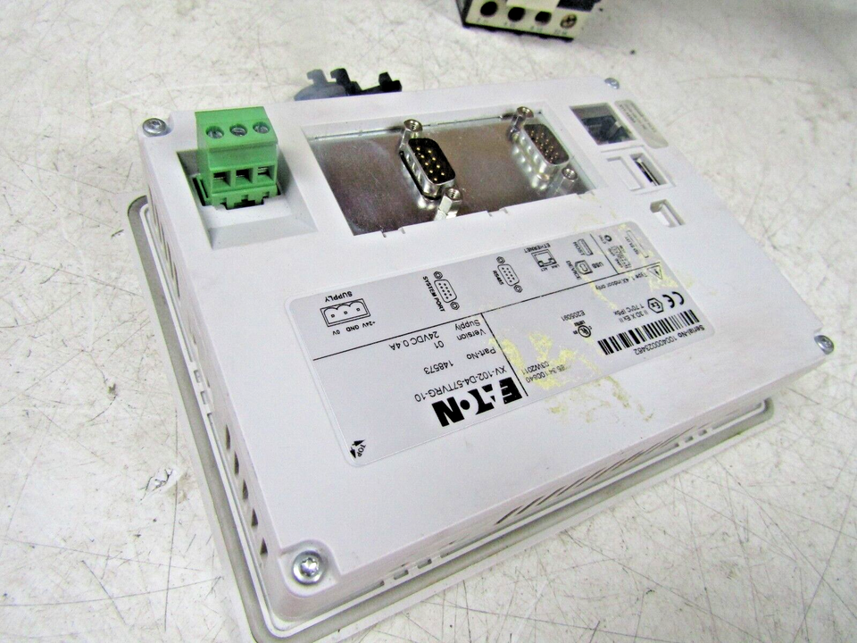 🔥EATON BASIC HMI TOUCH SCREEN CONTROL PANEL XV-102-D4-57TVRG-10 W ...