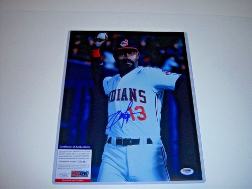 DENNIS HAYSBERT PEDRO CERRANO,MAJOR LEAGUE PSA/DNA SIGNED 11X14 PHOTO ...